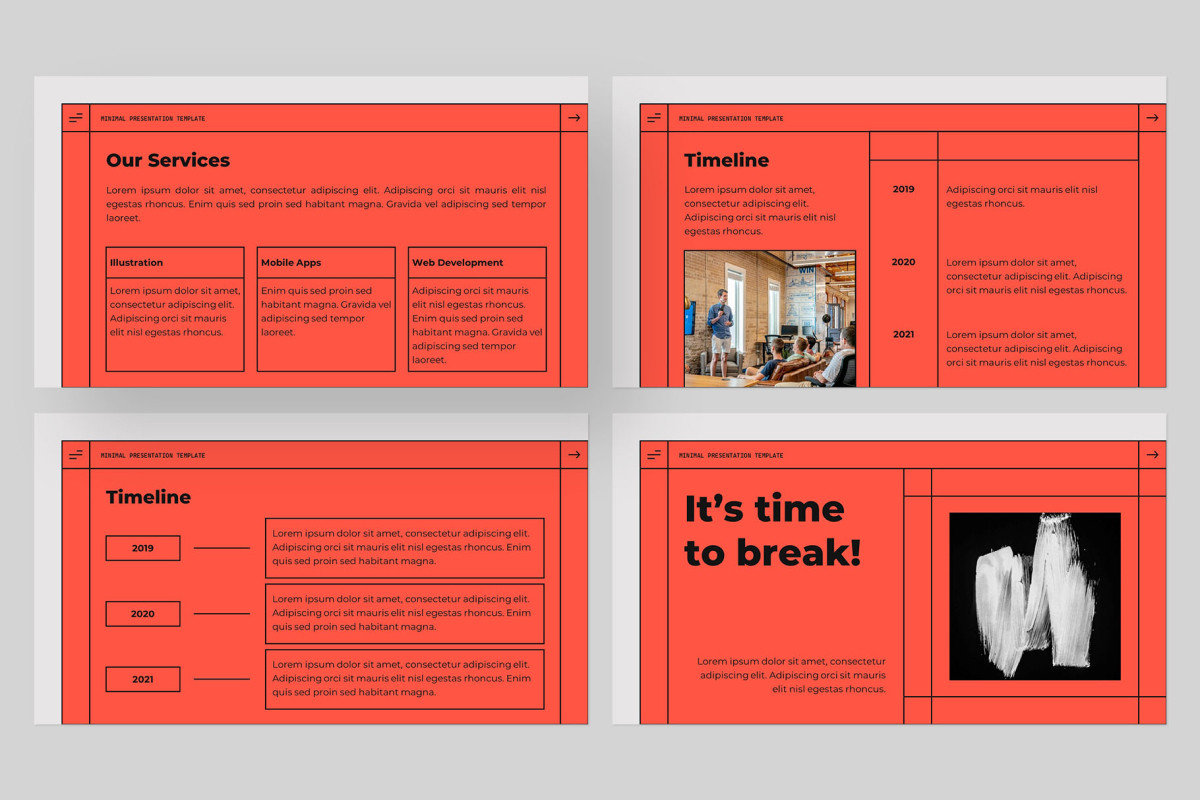 Minimal X PowerPoint Template | Nulivo Market